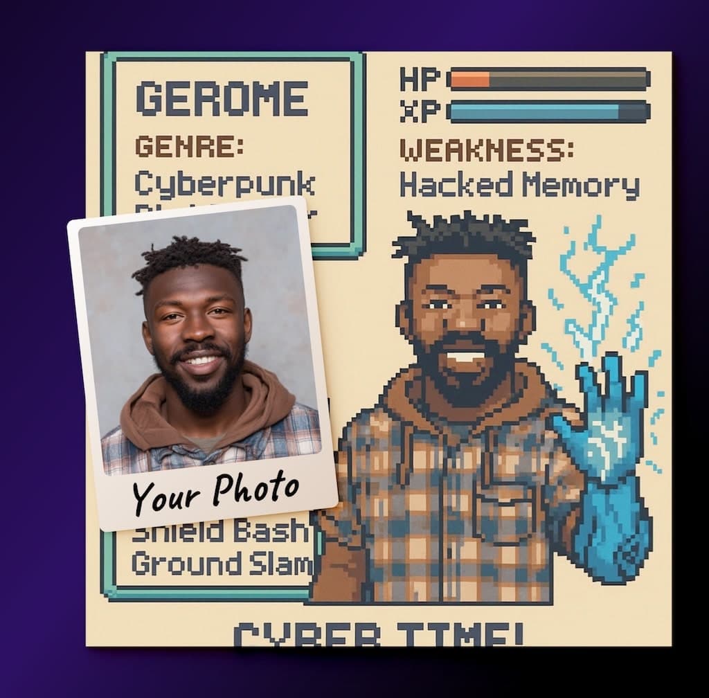 RetroGameMe – Create Your Unique Retro Video Game Hero! | My Multi-App Site